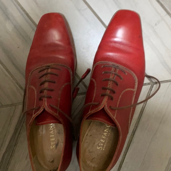 Stefanobi | Shoes | Rare Stefanobi Dark Red Leather Shoes | Poshmark